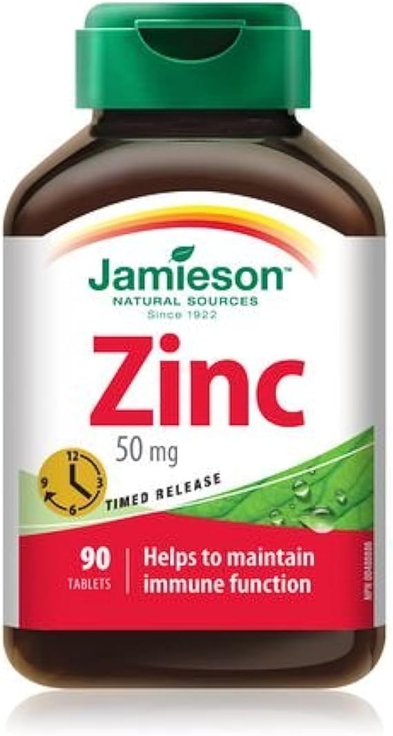 Jamieson Zinc 25 mg extra fort 90 capsules - E.botanique